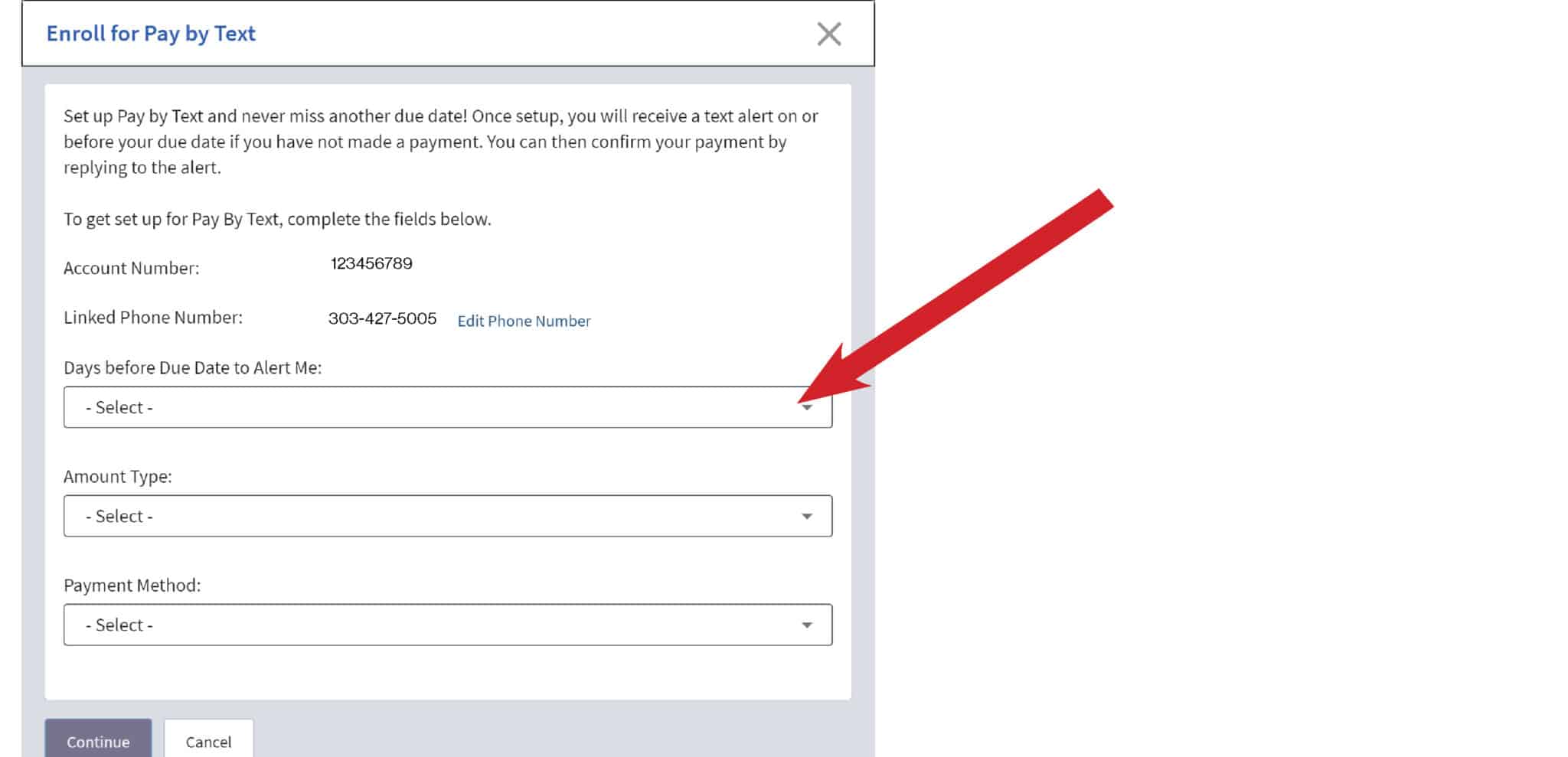 Enroll in Pay by Text Using the Loan Payment Center | Colorado Credit ...