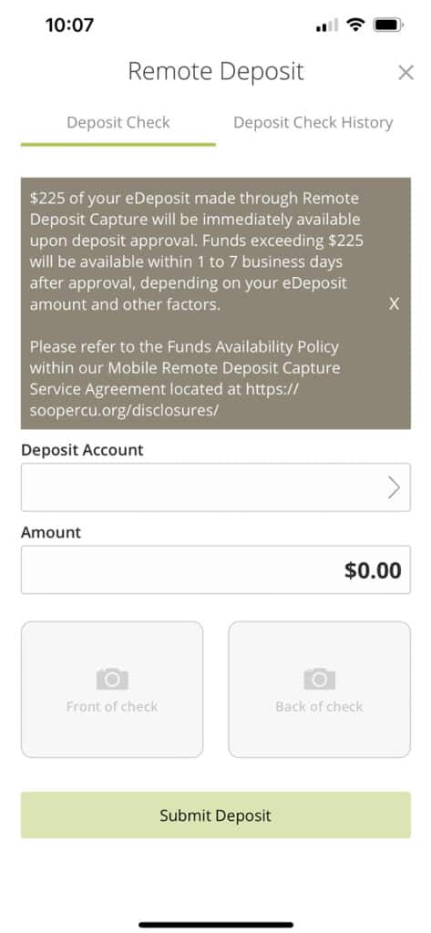 Enrolling in and Using Mobile Check Deposit (Remote Deposit Capture) | Colorado Credit Union ...